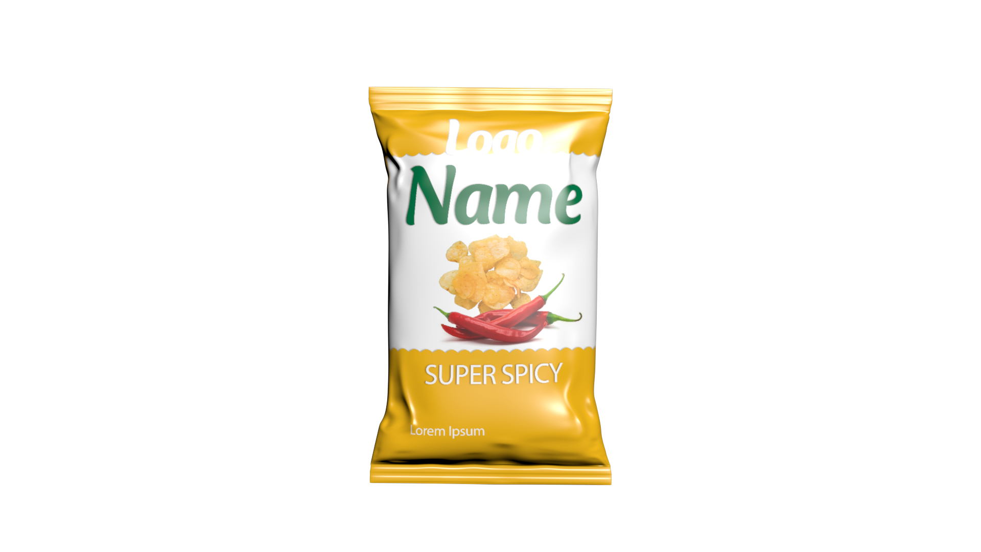 Chip Plastic Packet 3D Model - TurboSquid 2427529