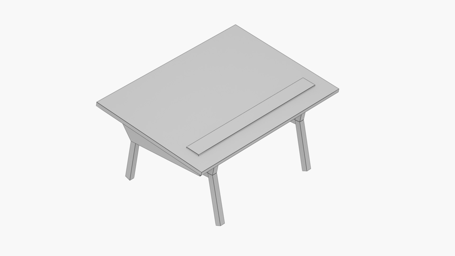 3D Office Table 01 Model - TurboSquid 2371096