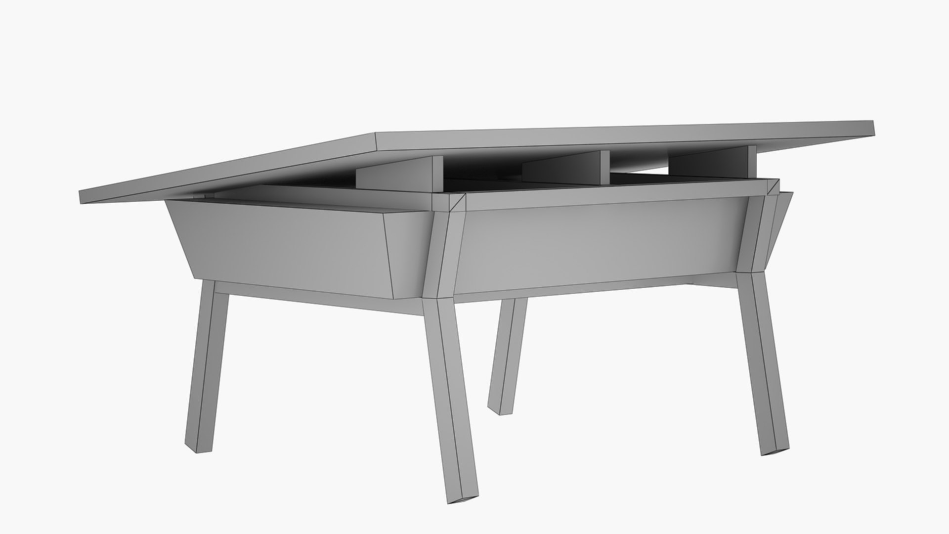 3D Office Table 01 Model - TurboSquid 2371096