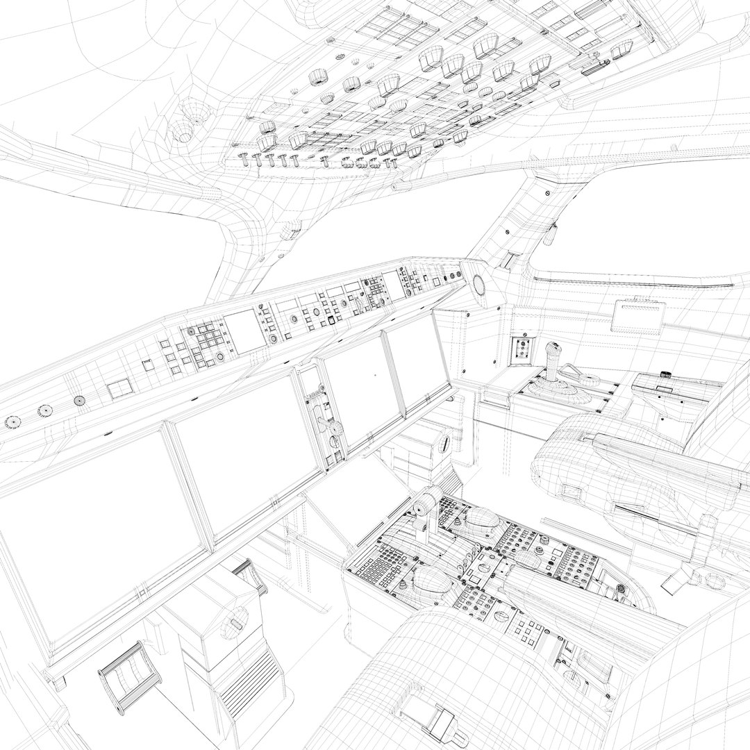 Airbus A220 - Realistic Cockpit Interior 3D - TurboSquid 2234708