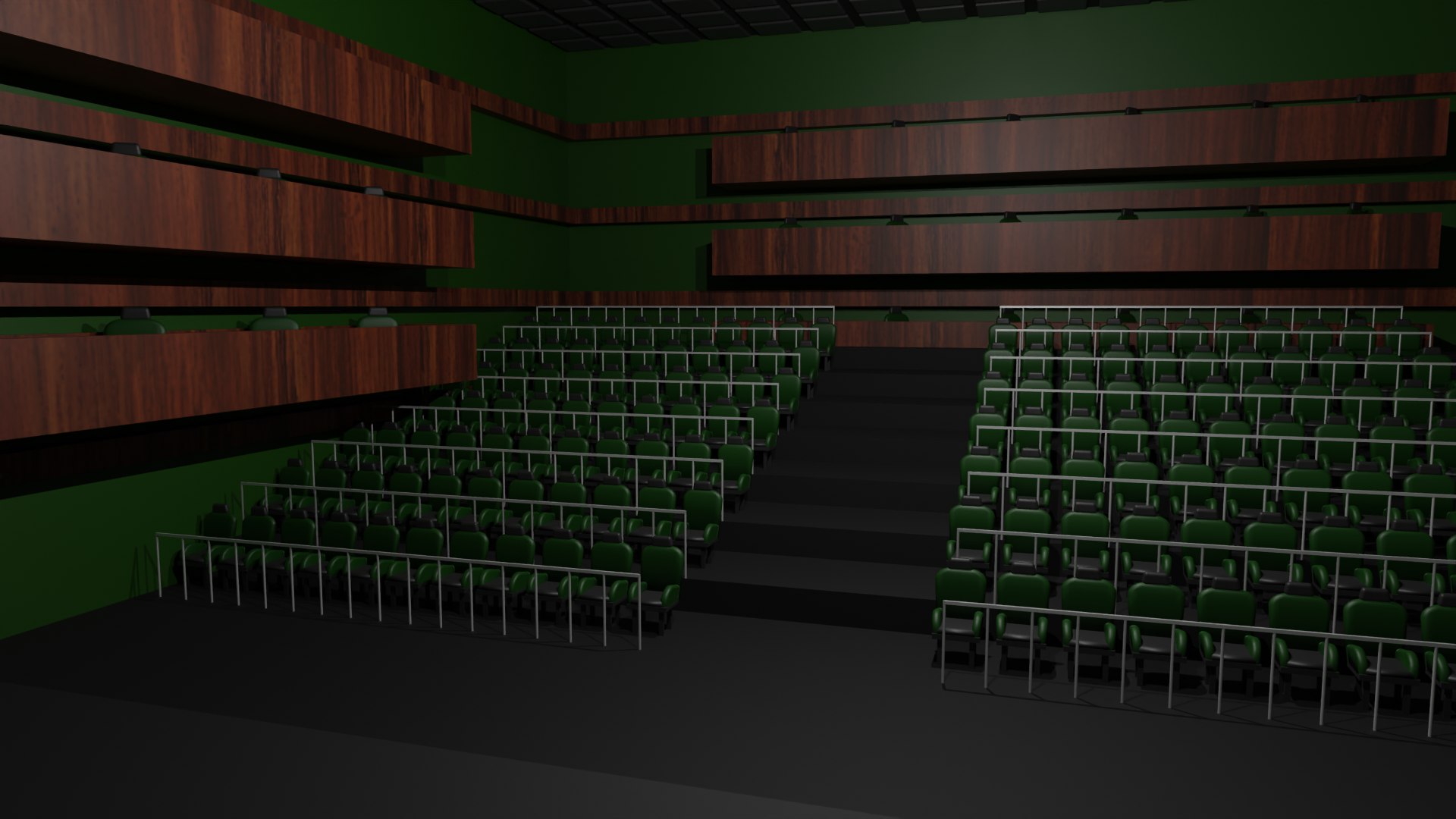 Theater Hall Interior 3D Model - TurboSquid 2159621
