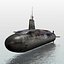 3d Hms Vanguard S28 Submarine