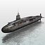 3d Hms Vanguard S28 Submarine