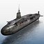 3d Hms Vanguard S28 Submarine