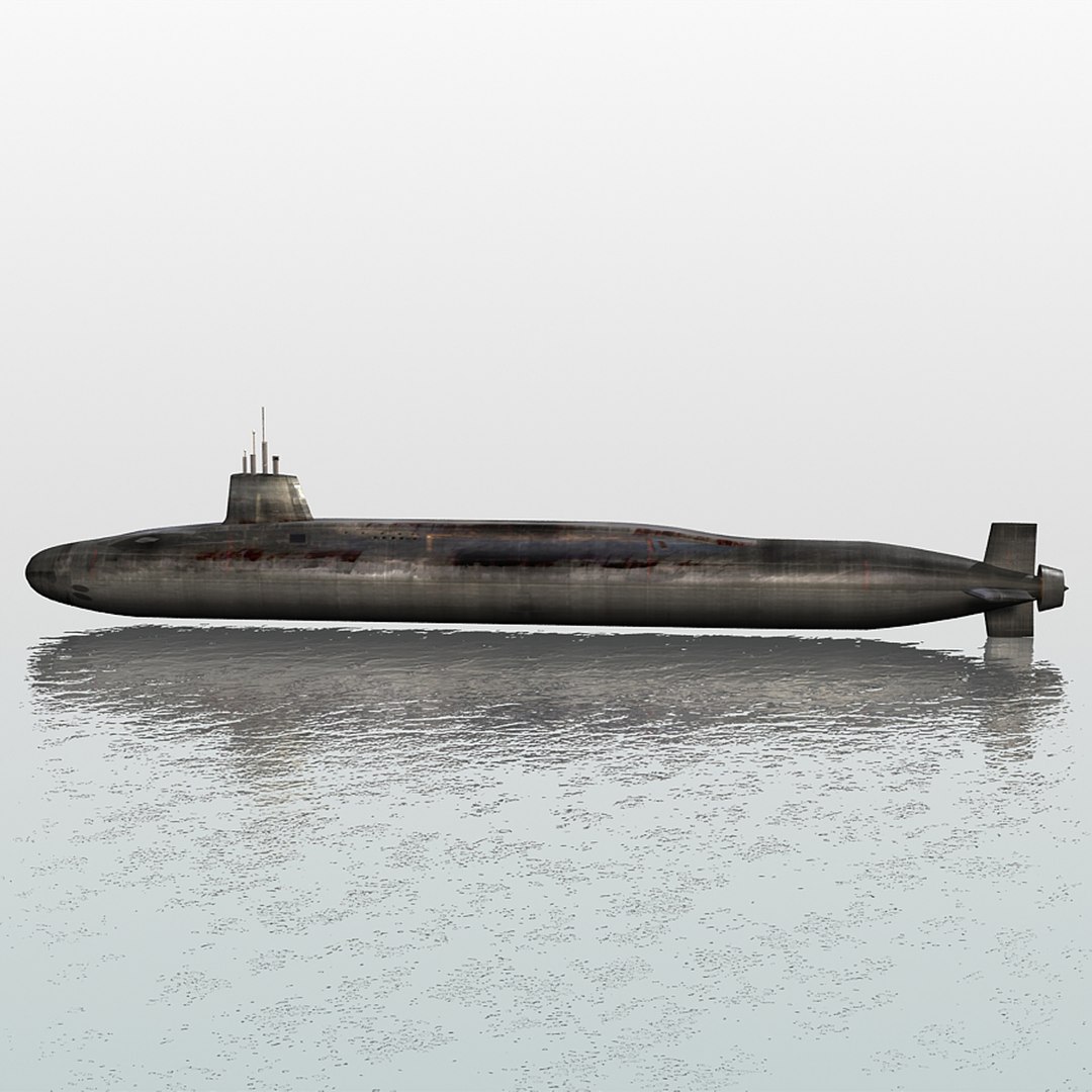 3d Hms Vanguard S28 Submarine