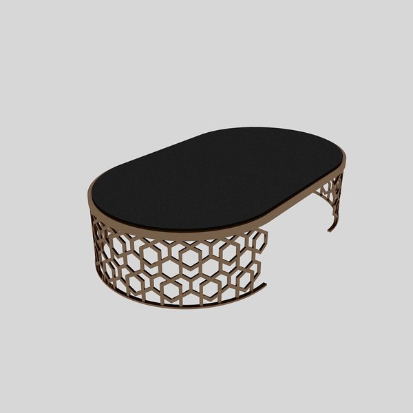 Metal table 3D - TurboSquid 1455463