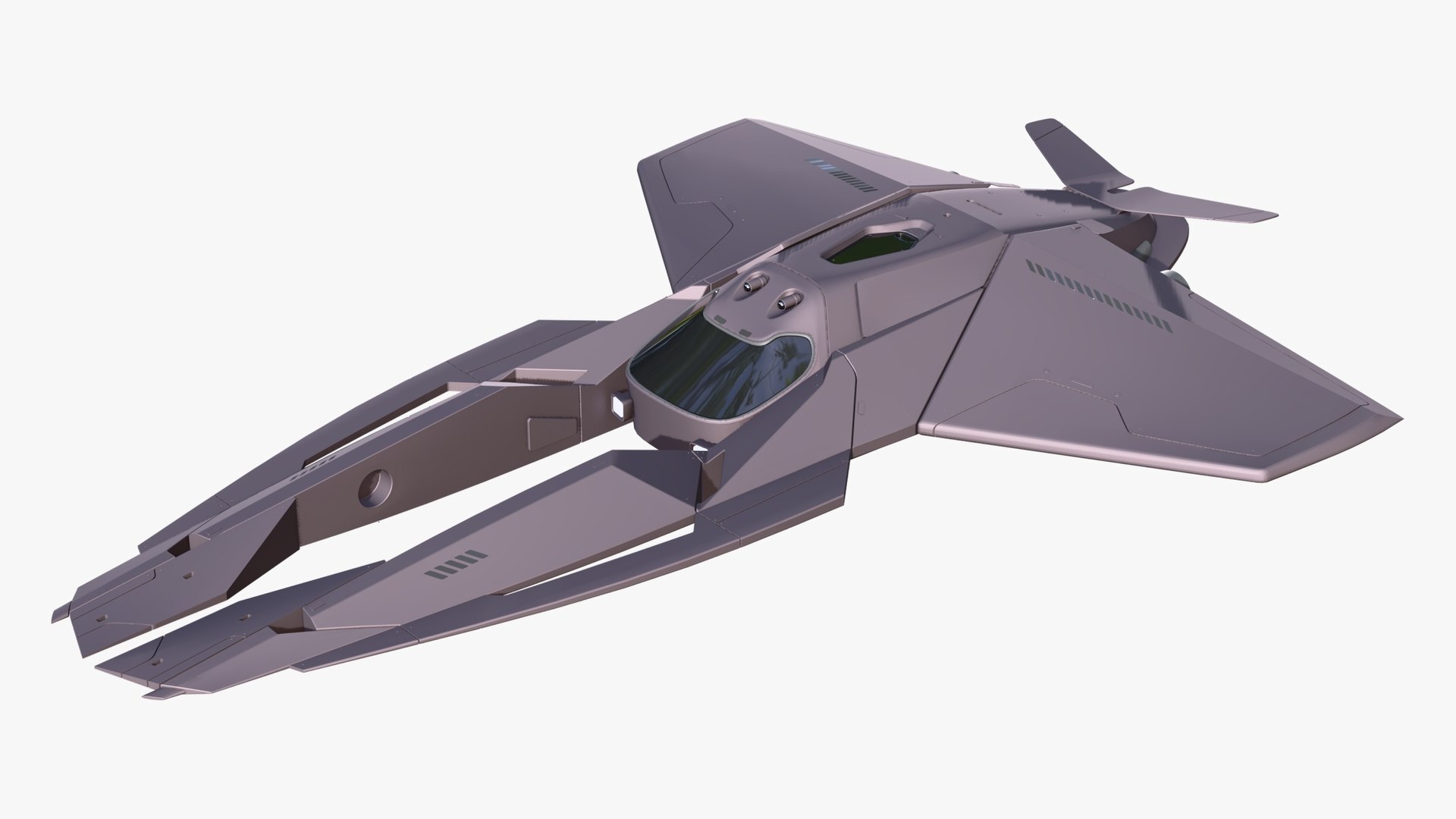 SciFi Starship Interceptor VX M1 3D Model - TurboSquid 2432843
