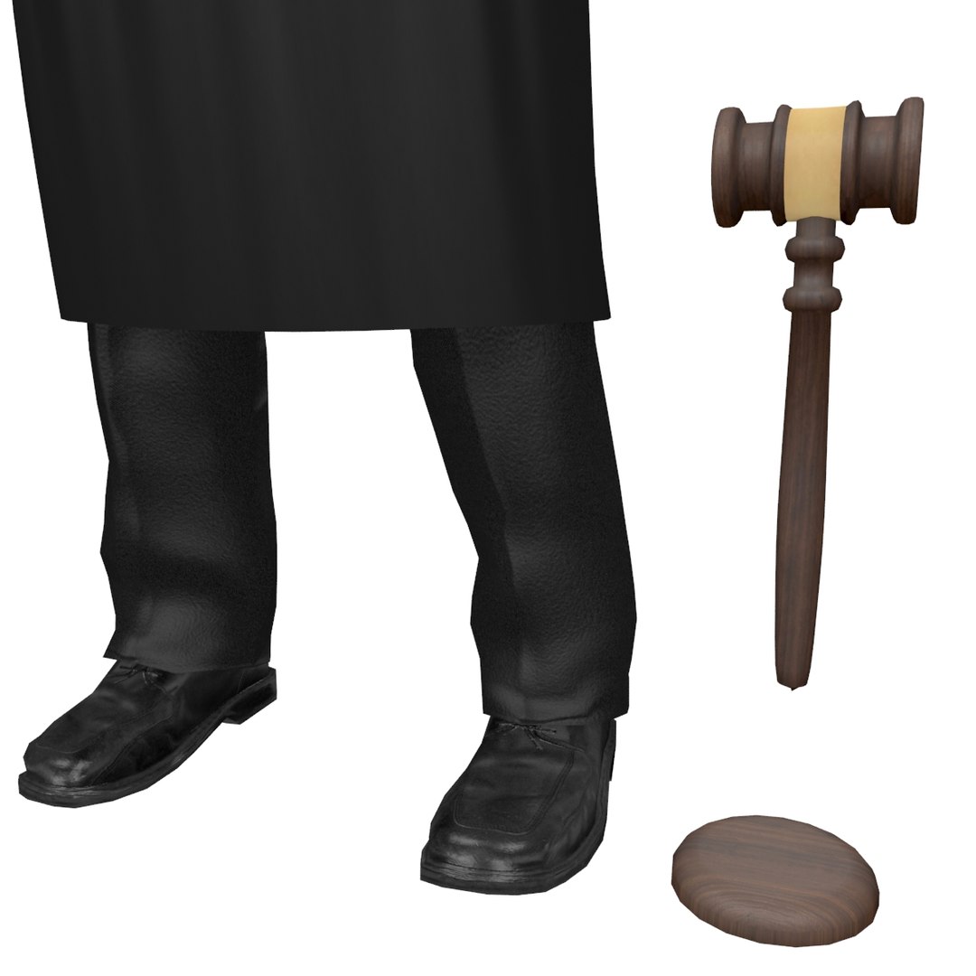 3D court judge - TurboSquid 1324653