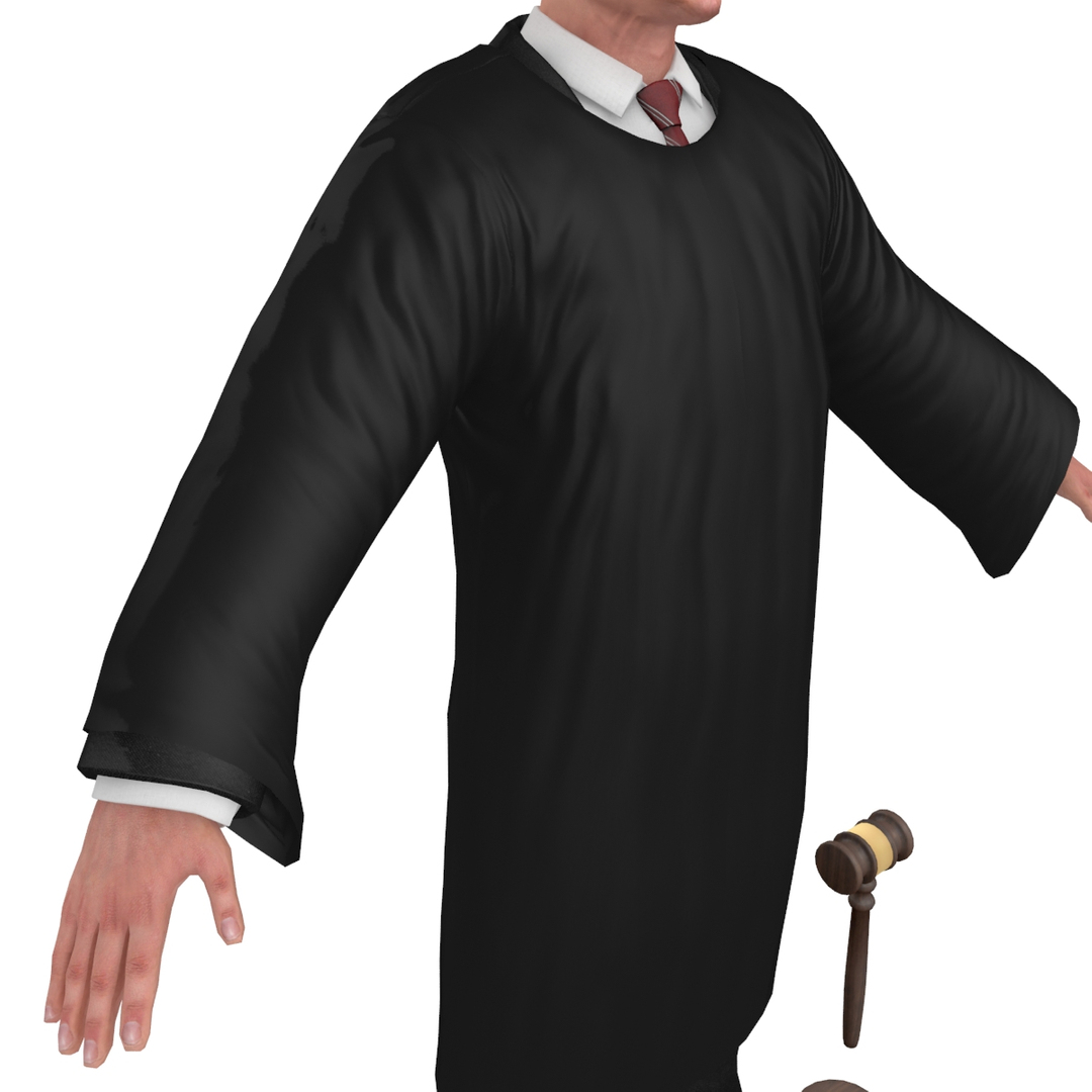 3D court judge - TurboSquid 1324653