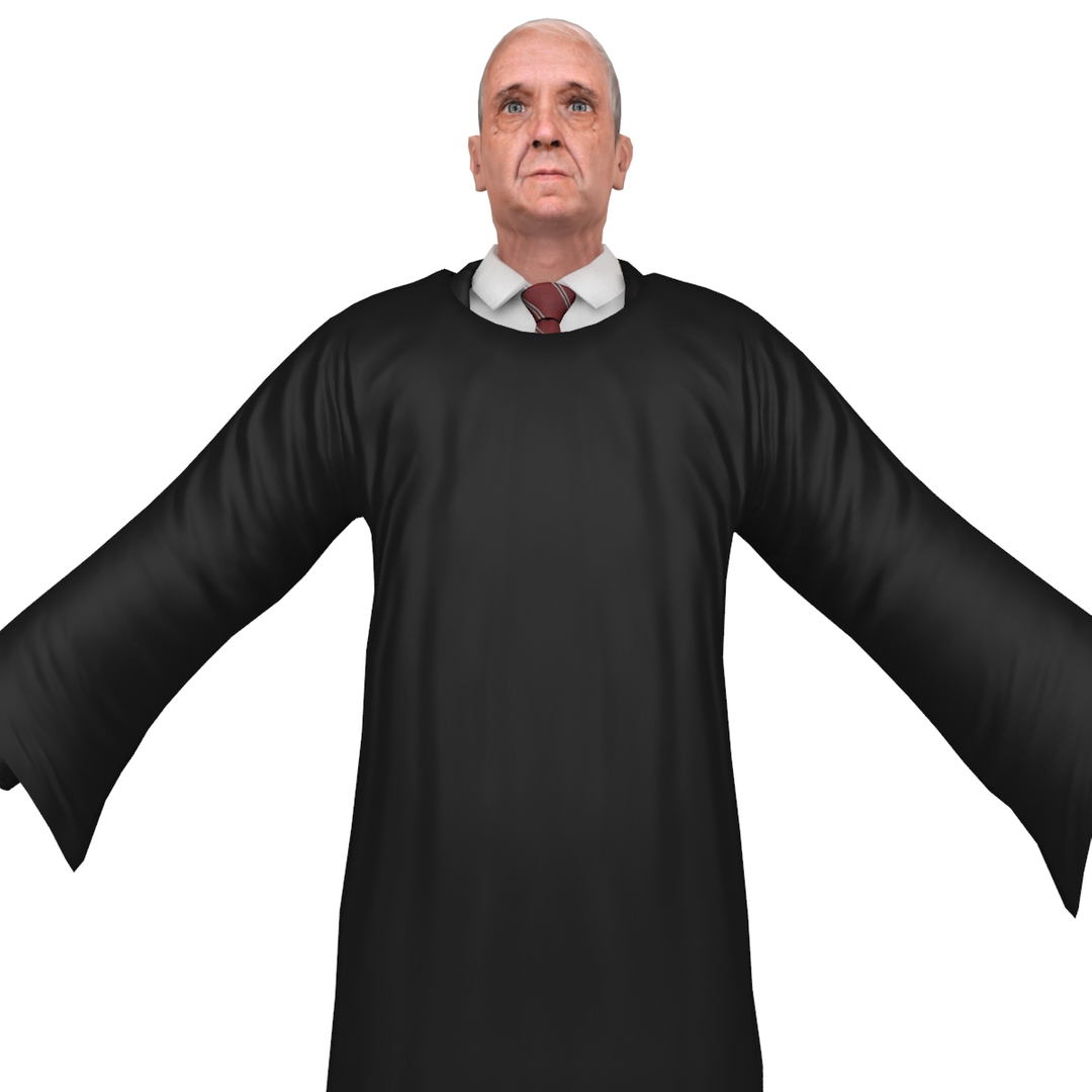 3D court judge - TurboSquid 1324653