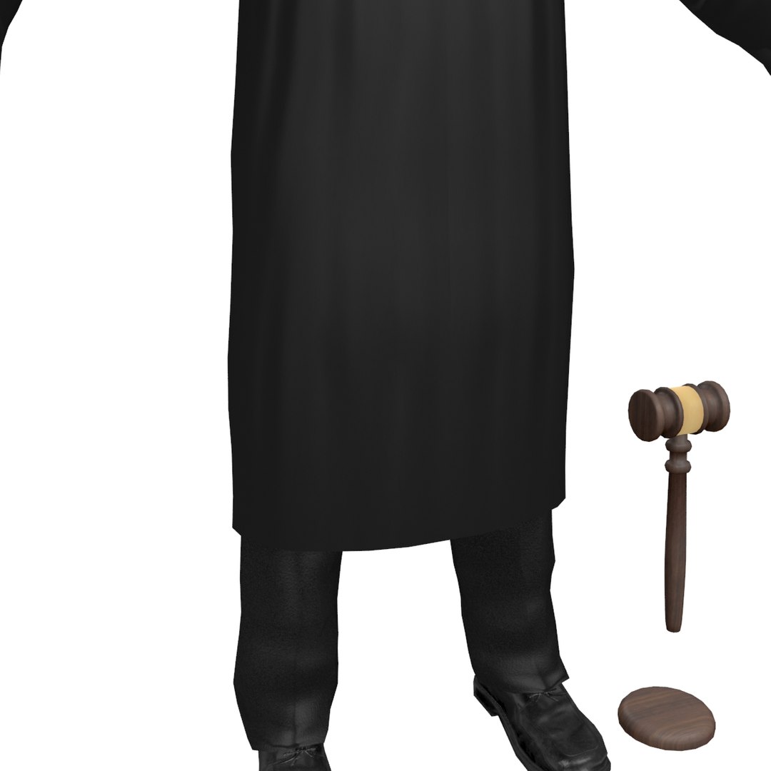 3D Court Judge - TurboSquid 1324653