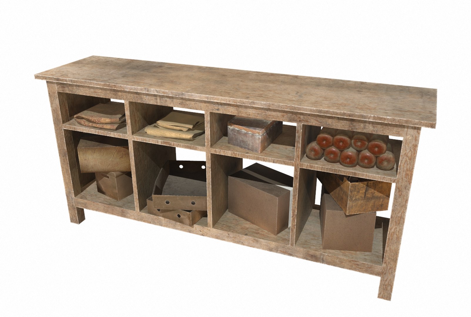 Old Shelf 3D Model - TurboSquid 1405422