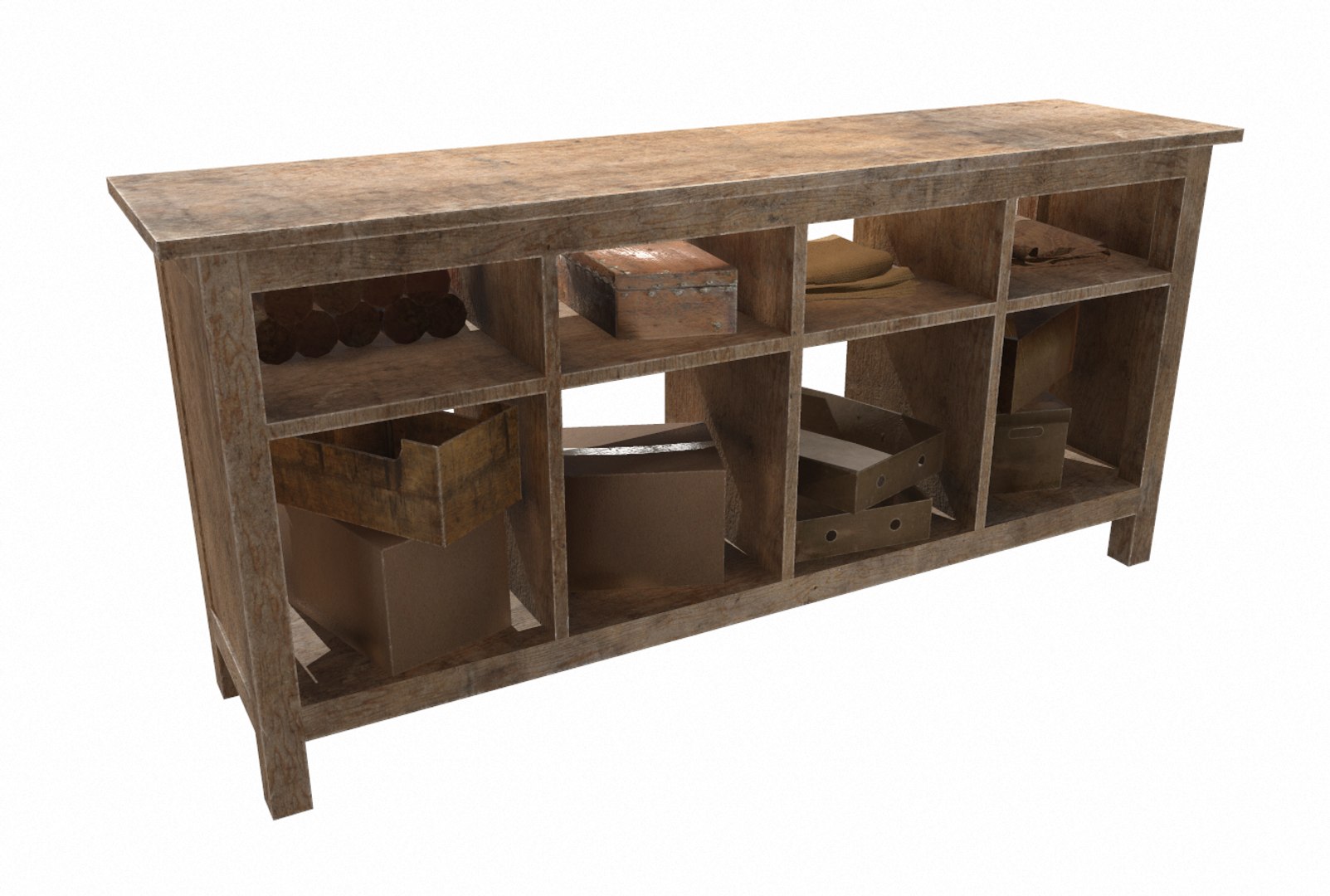 Old Shelf 3D Model - TurboSquid 1405422