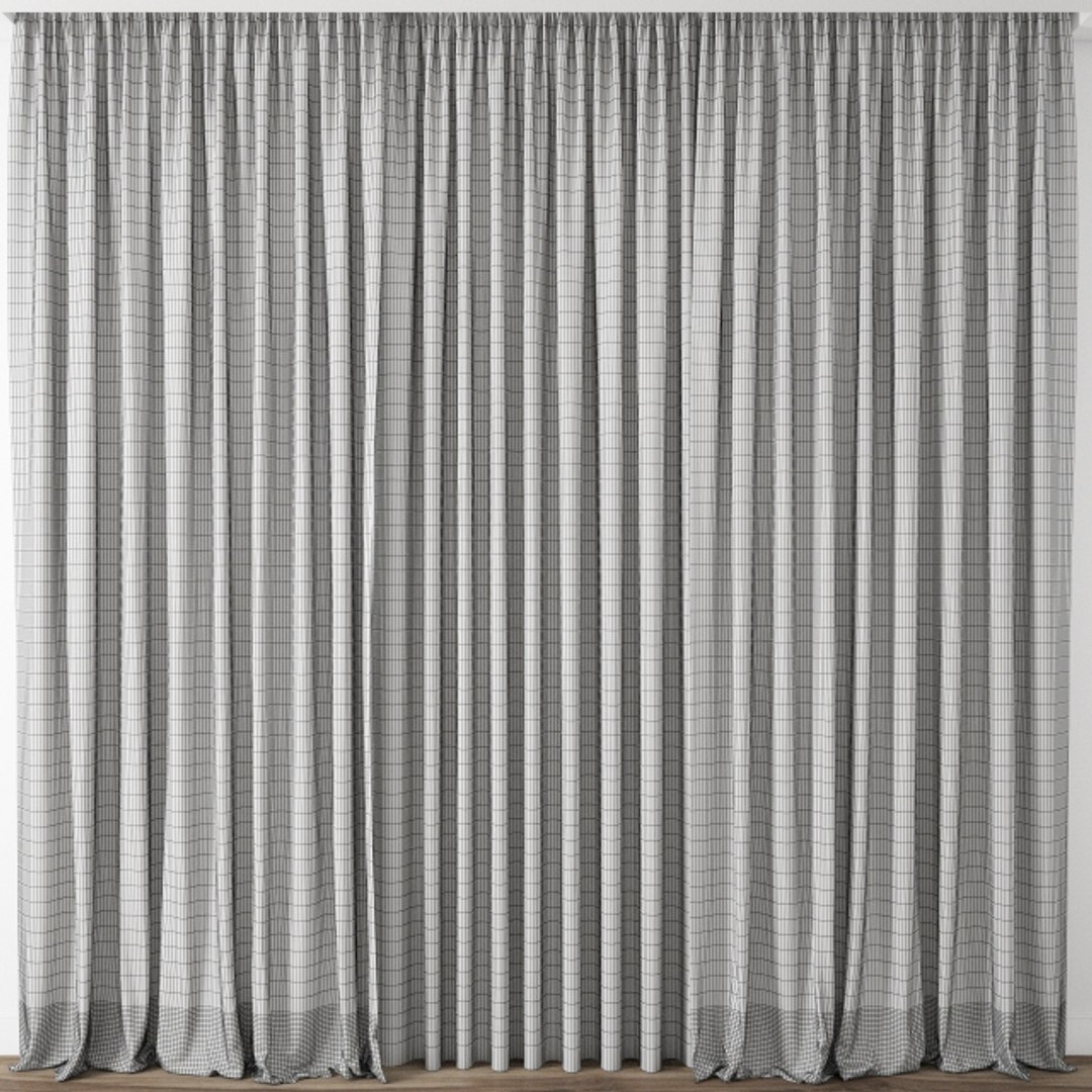 Curtain Fabric Drape 3D Model - TurboSquid 1618090