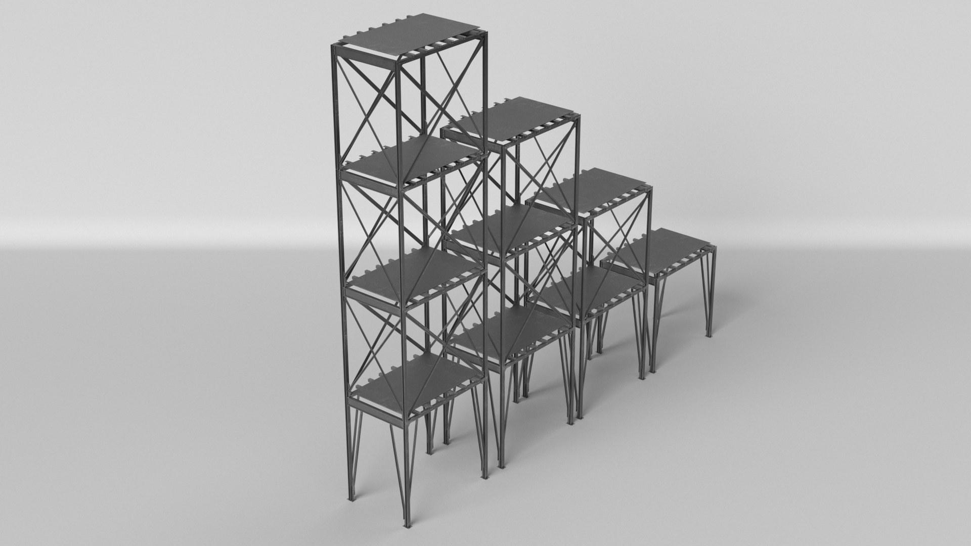 3D scaffolding construction - TurboSquid 1682808