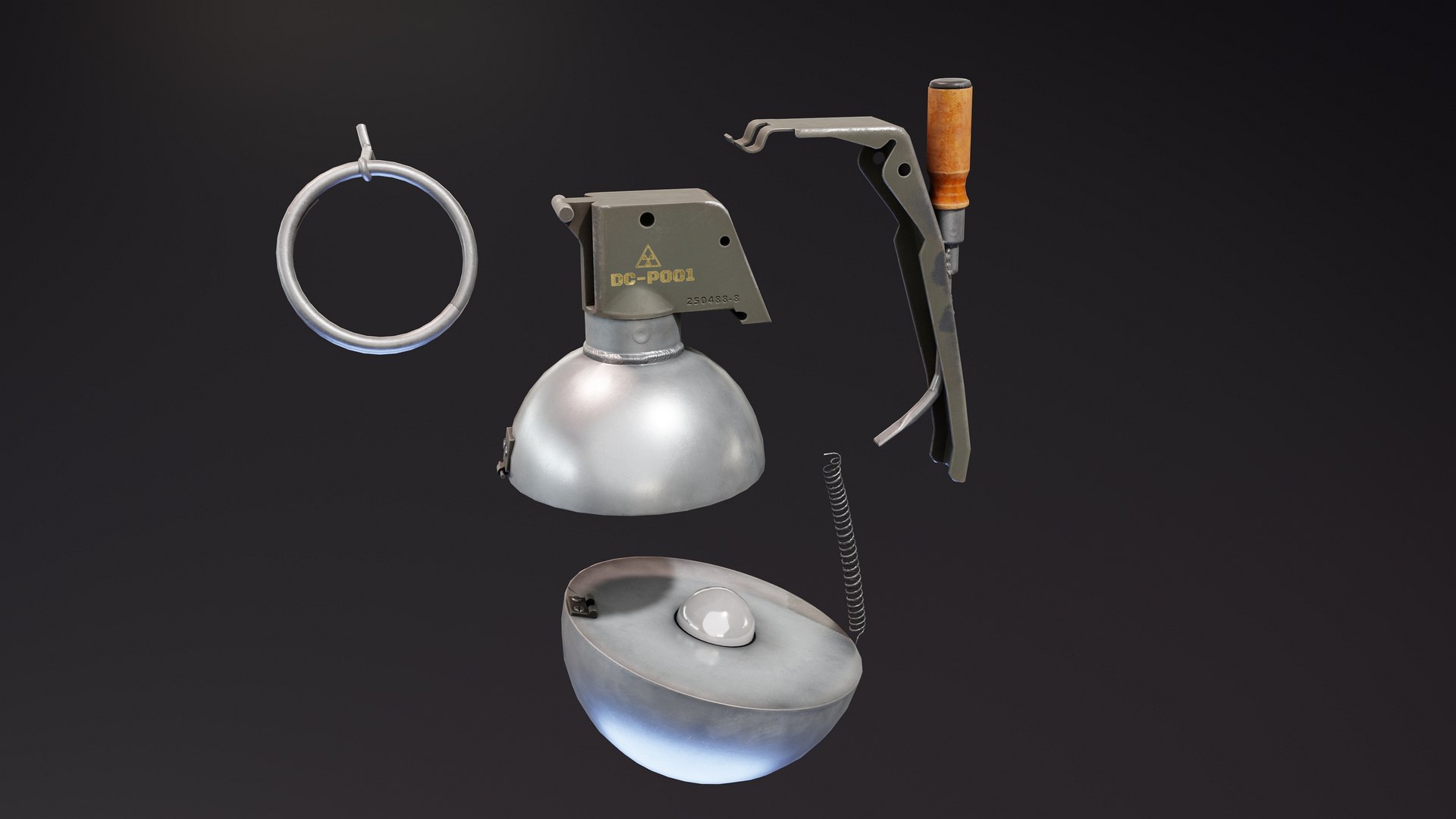 Free 3D Demon Core Grenade Model - TurboSquid 2326167