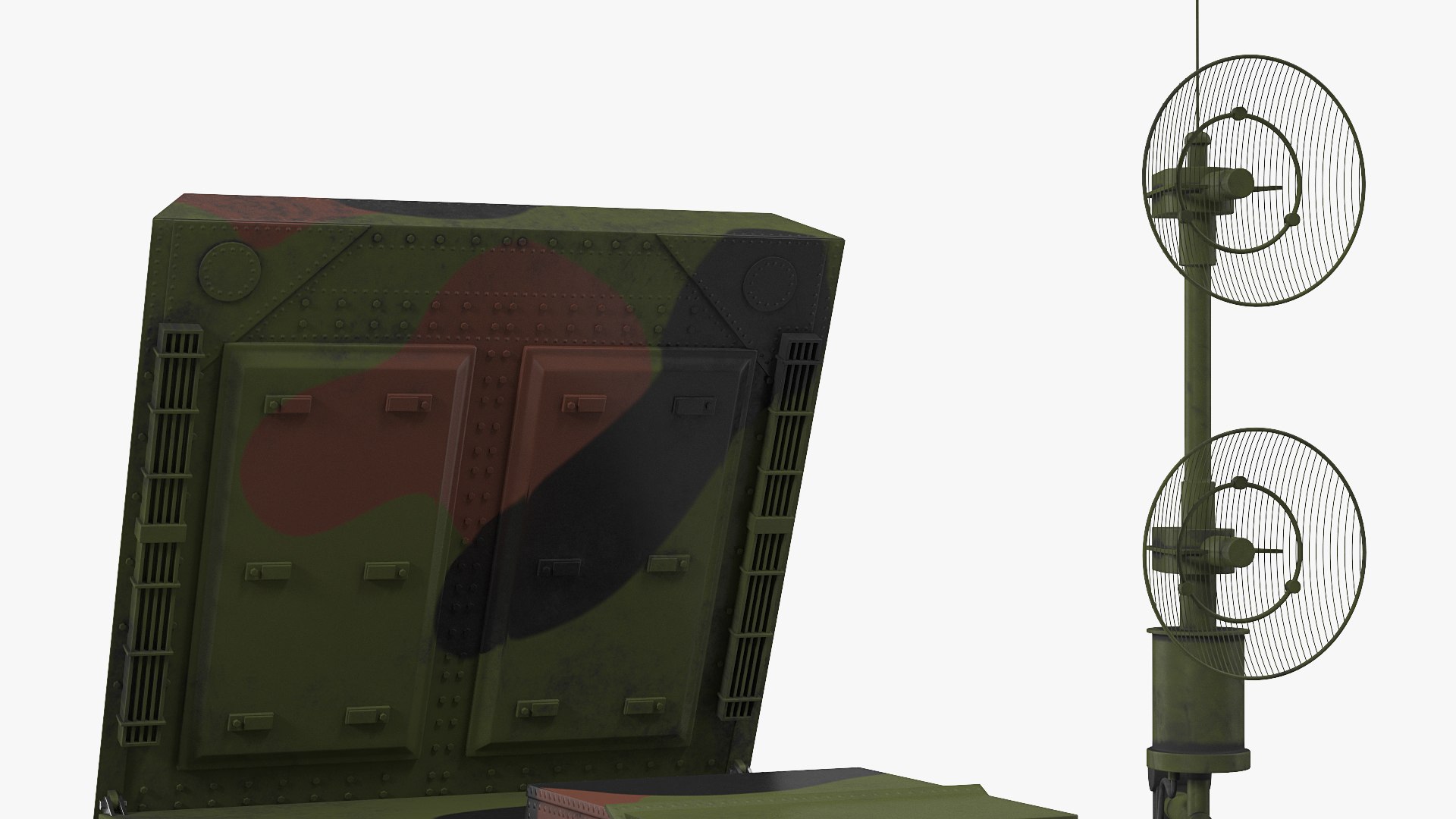 Patriot mpq53 radar set 3D model - TurboSquid 1611748