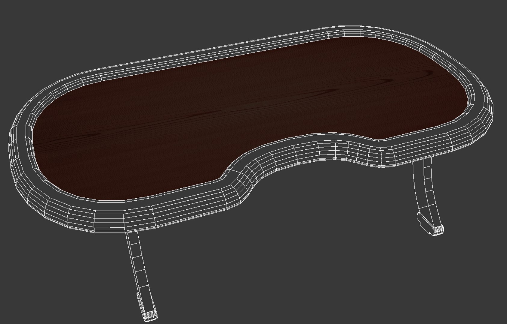 simple homemade table gaming 3d model