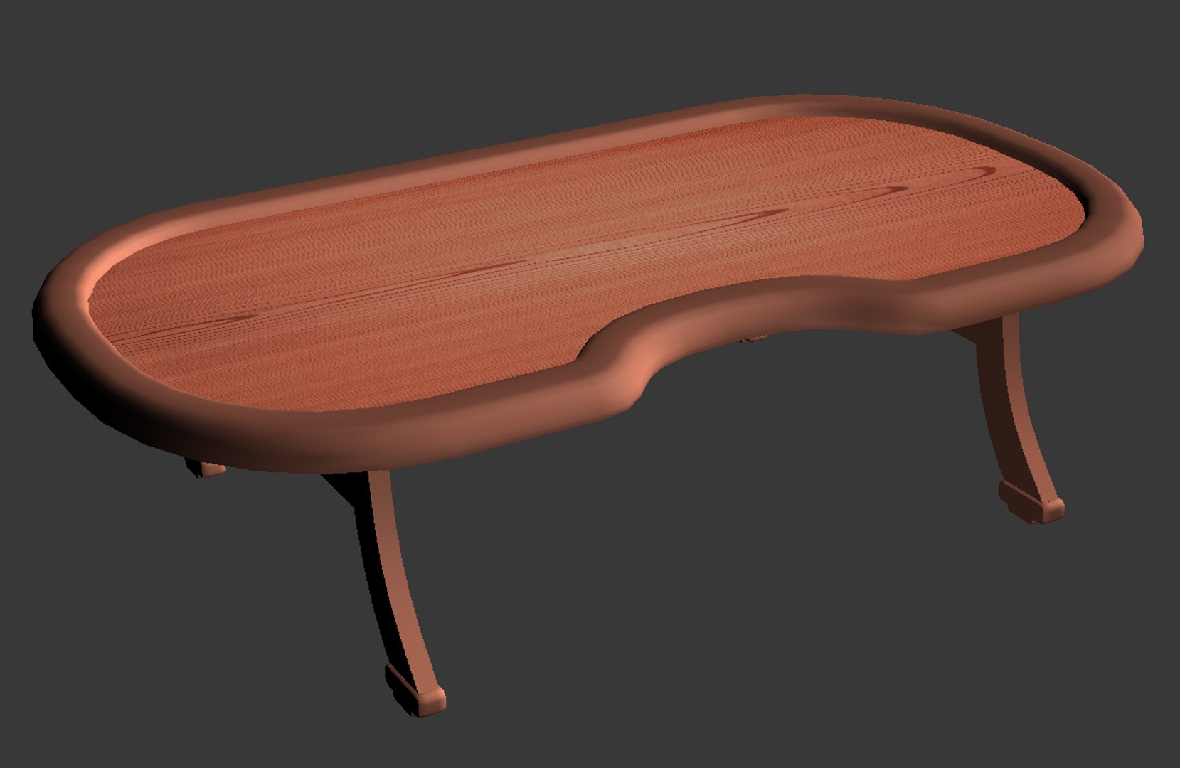 simple homemade table gaming 3d model