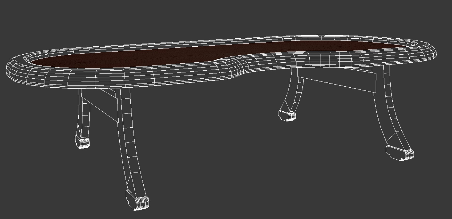 simple homemade table gaming 3d model