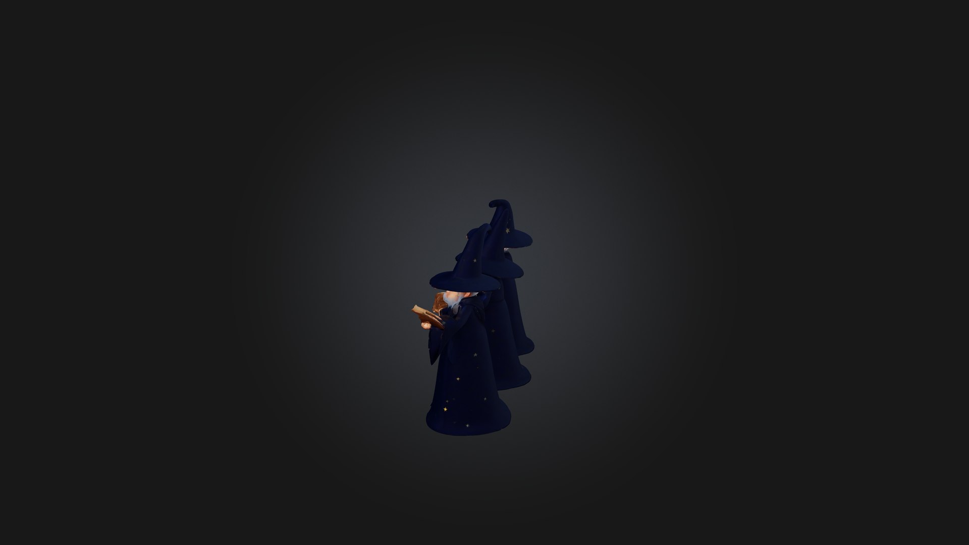 Cartoon Wizards 3D Model - TurboSquid 2291041