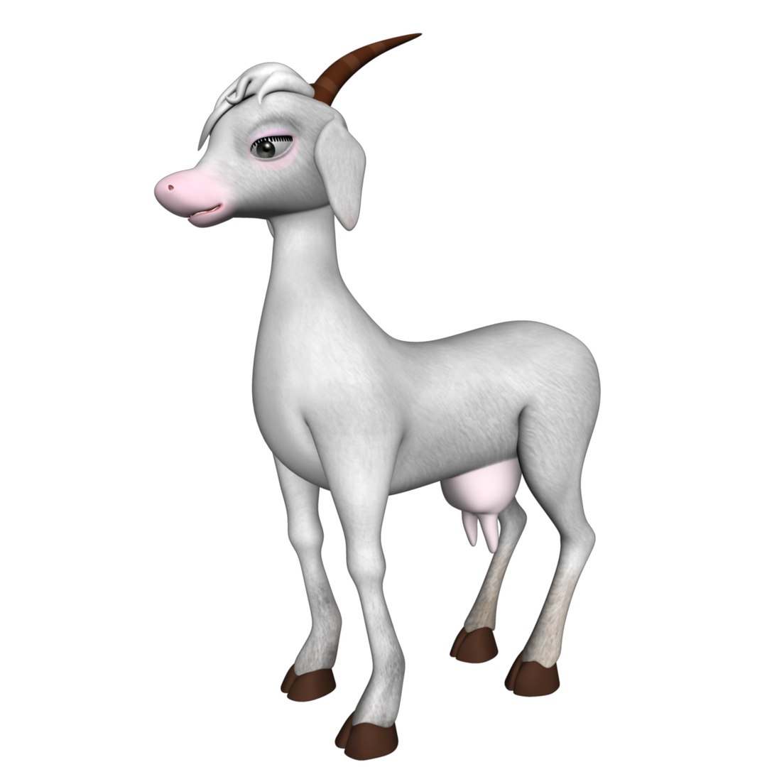 3d model of goat animation