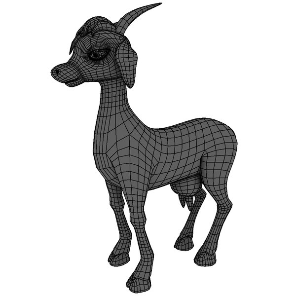 3d model of goat animation