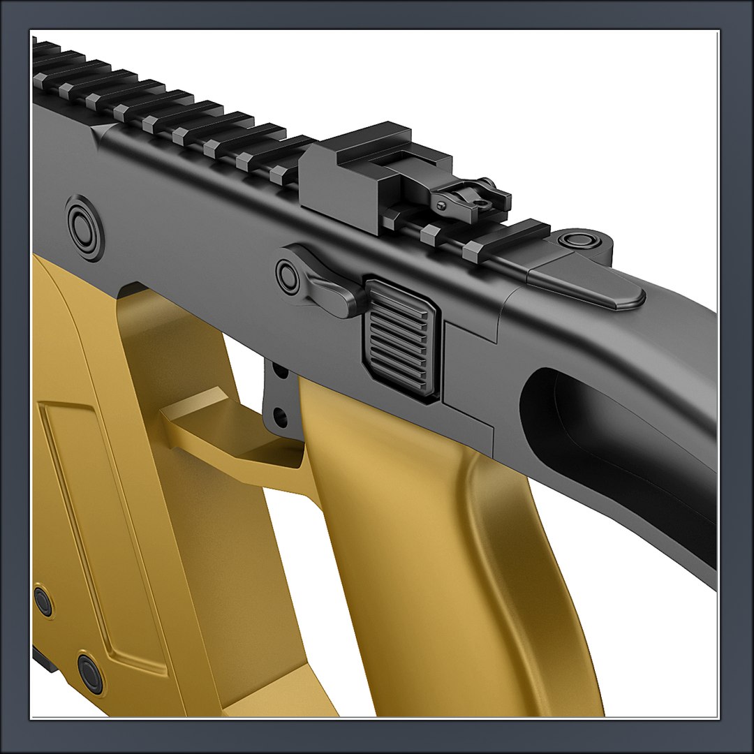 Kriss Super V Submachine Gun 3d Model