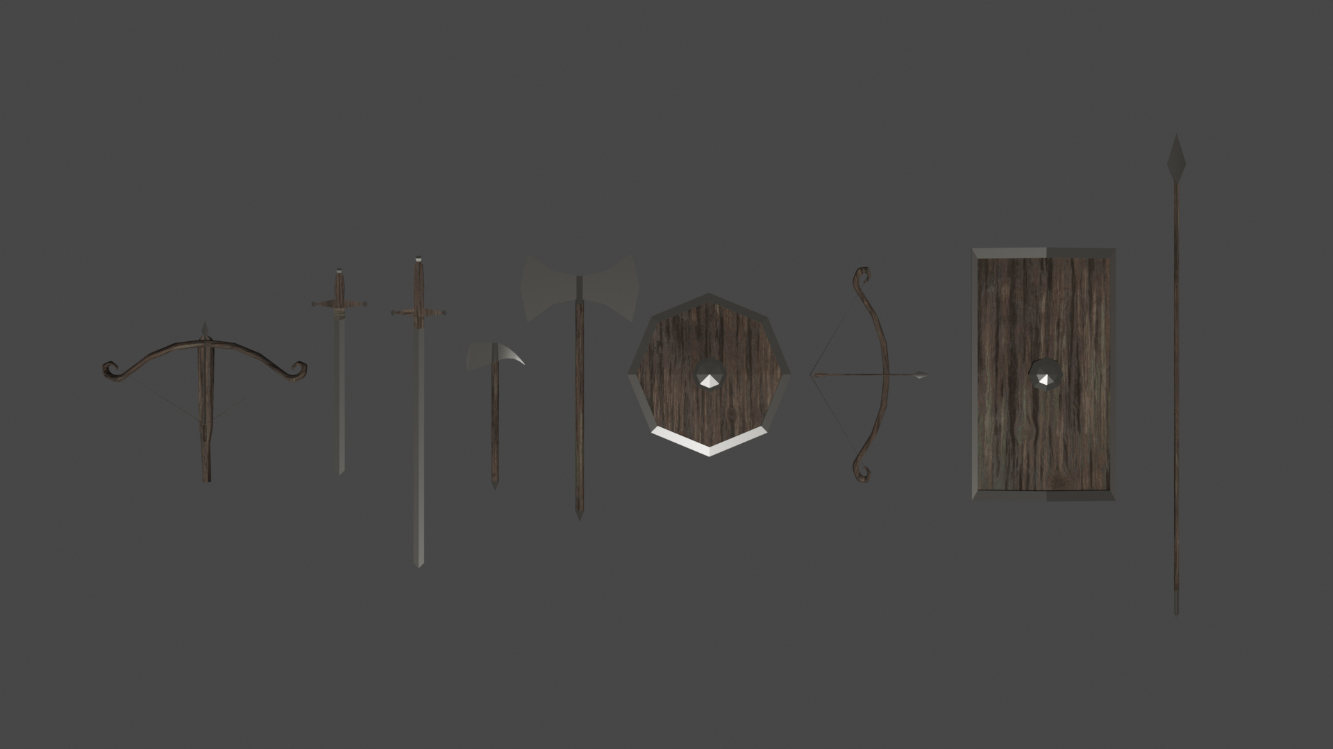 Medieval Weapon Set 3D - TurboSquid 1993953