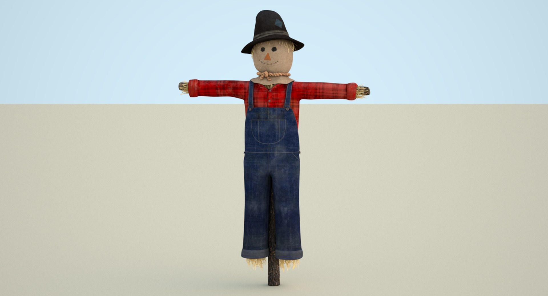 Scarecrow model - TurboSquid 1290765