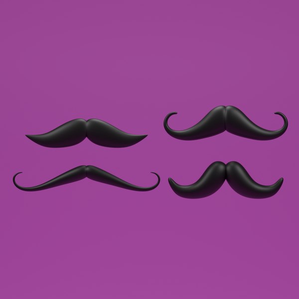 Moustache 3D Models for Download | TurboSquid