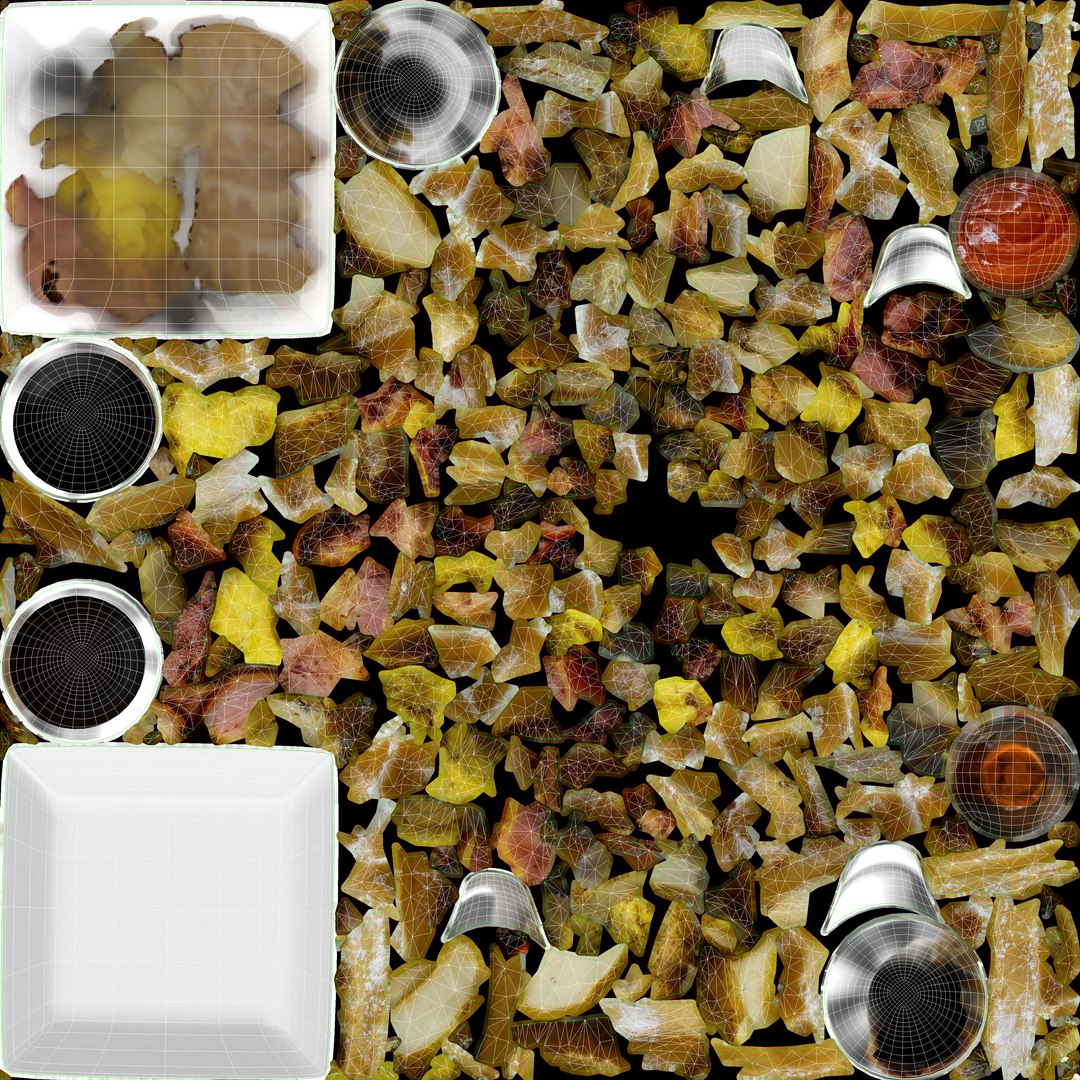 3D Classic Breakfast Model - TurboSquid 1695955