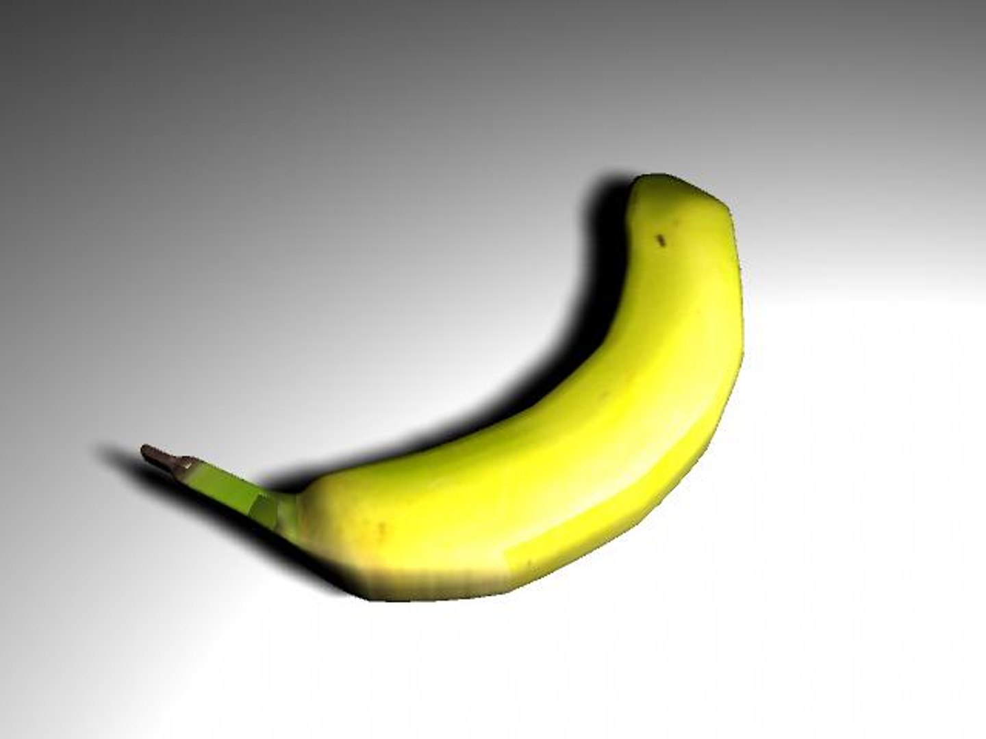 3d Banana Fruit Model
