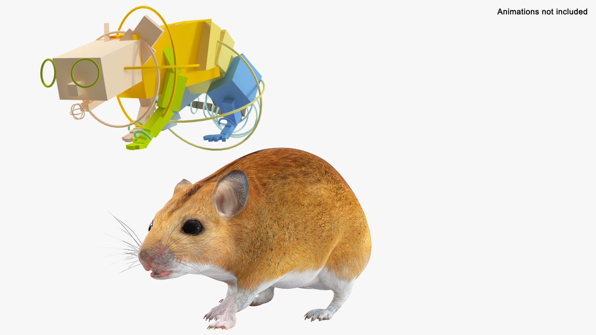 Calabyi Mouse Rigged 3D Model - TurboSquid 2197016