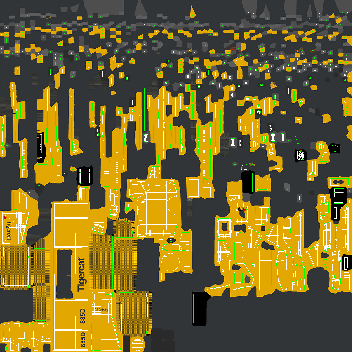 Tigercat 855d tracked feller 3D model - TurboSquid 1487499