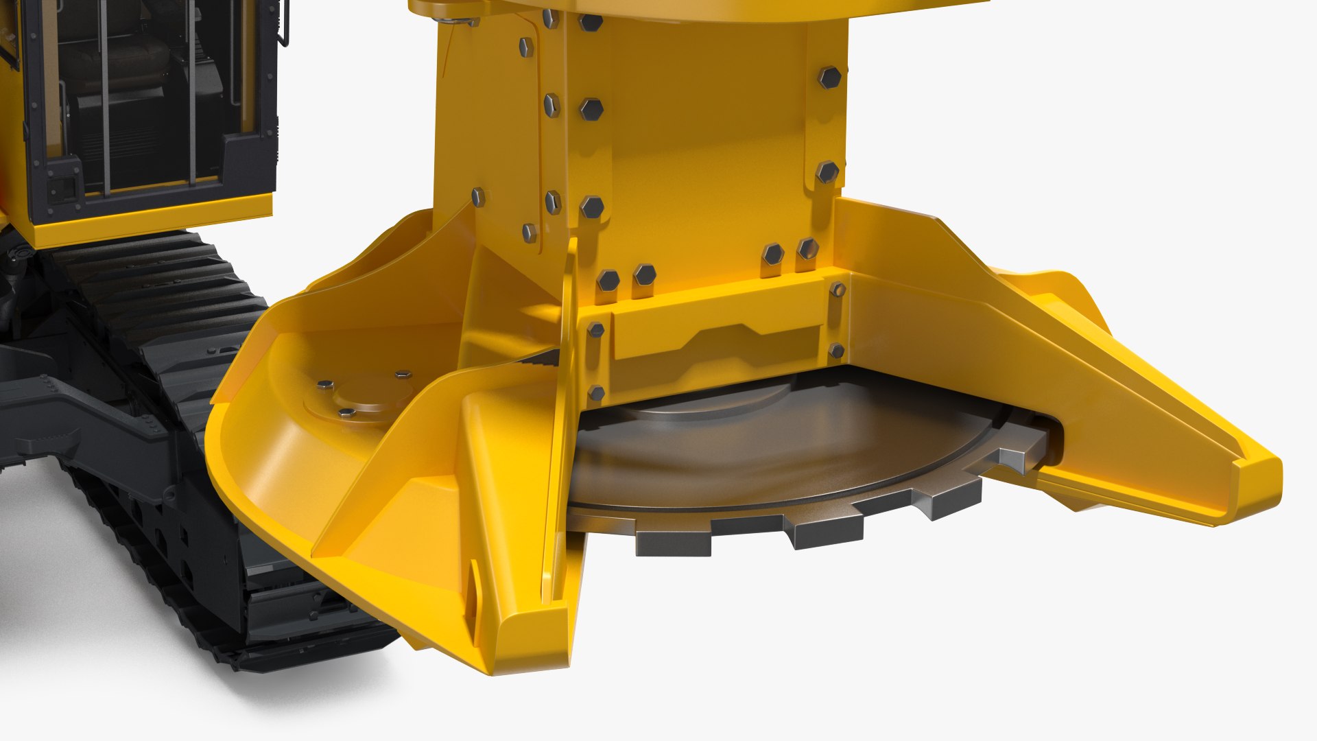 Tigercat 855d tracked feller 3D model - TurboSquid 1487499