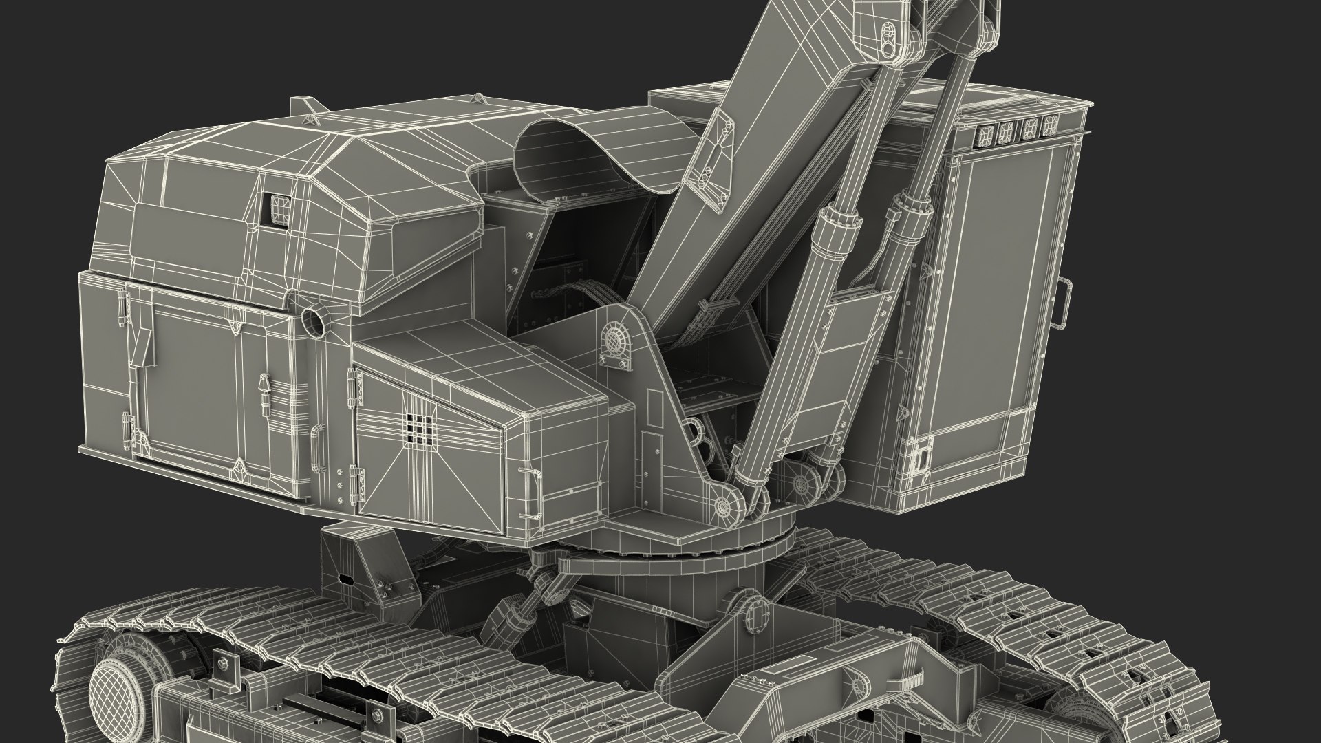 Tigercat 855d Tracked Feller 3D Model - TurboSquid 1487499