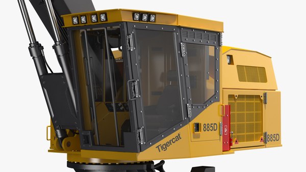 Tigercat 855D 추적 펠러 번처 3D 모델 - TurboSquid 1487499
