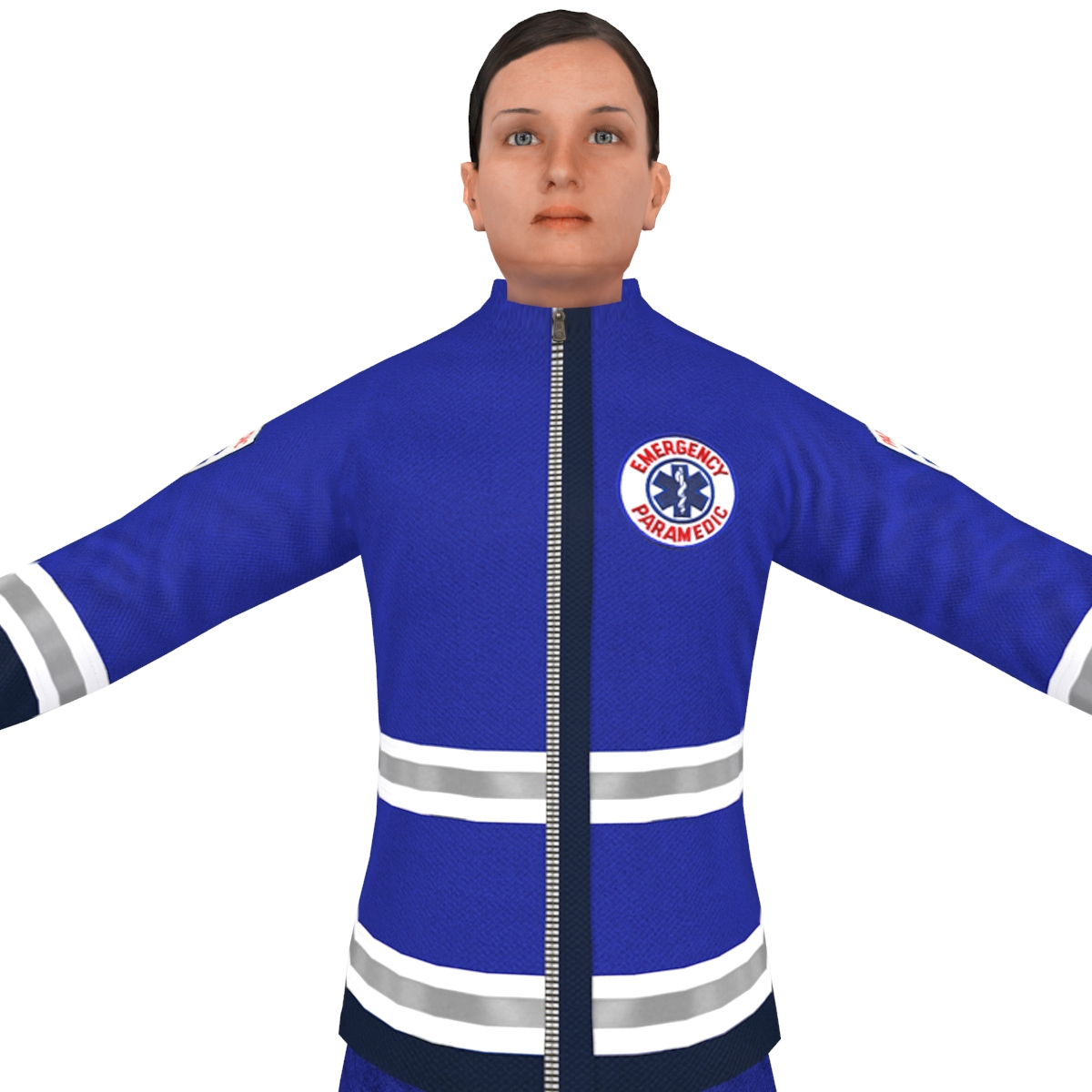 3D model female paramedic - TurboSquid 1320013
