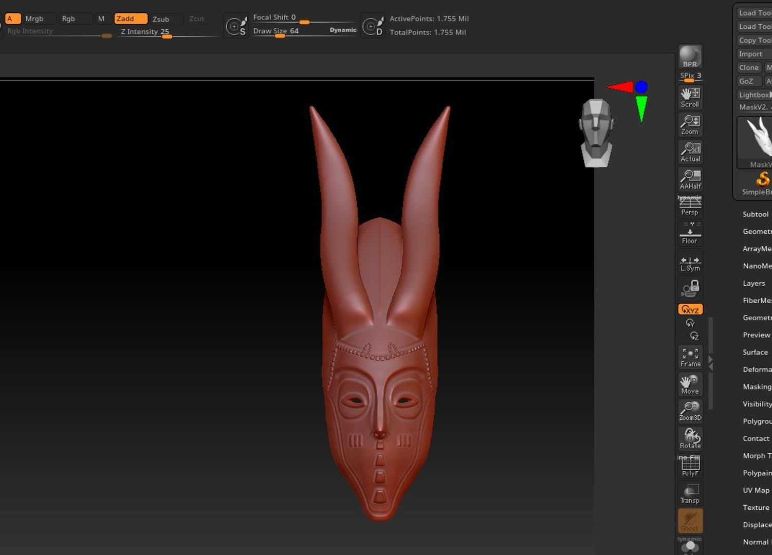 3D Model Mask V2 - TurboSquid 1738617