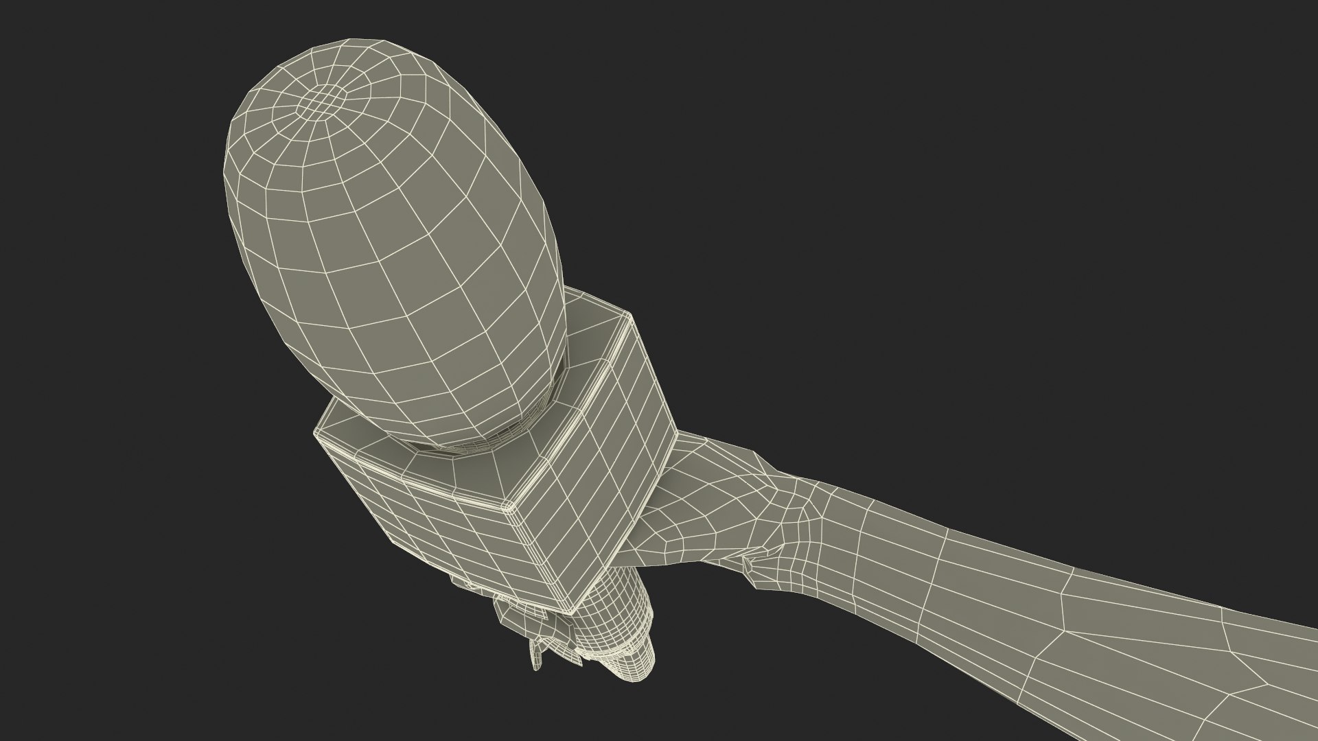 CNN Reporter Hand with Microphone 3D model - TurboSquid 2167657