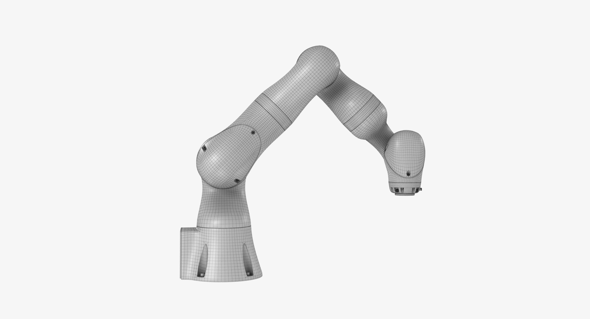 3D Rounded Robotic Arm Model - TurboSquid 2281326