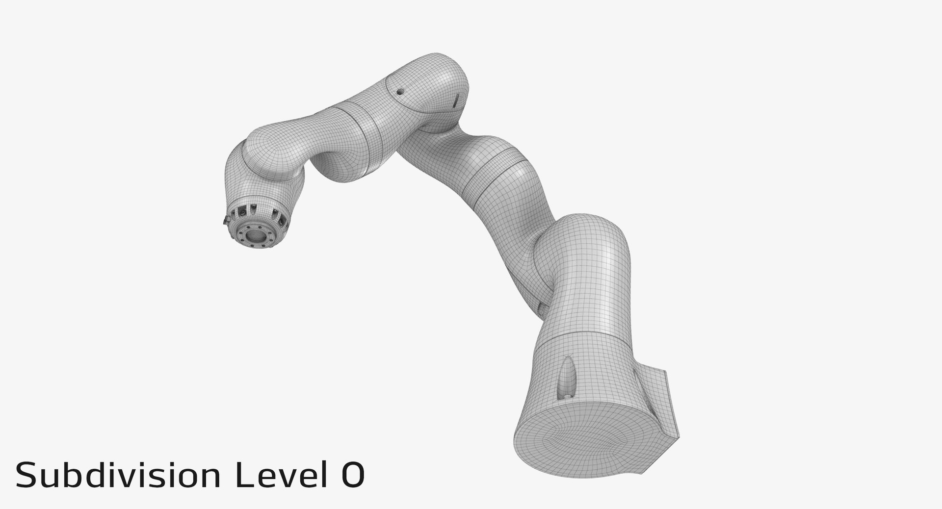 3D Rounded Robotic Arm Model - TurboSquid 2281326