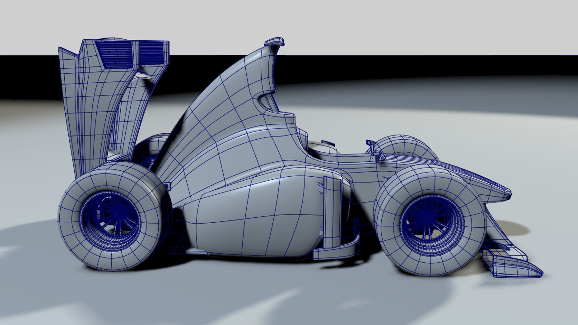 3d Model Cartoon Formula 1