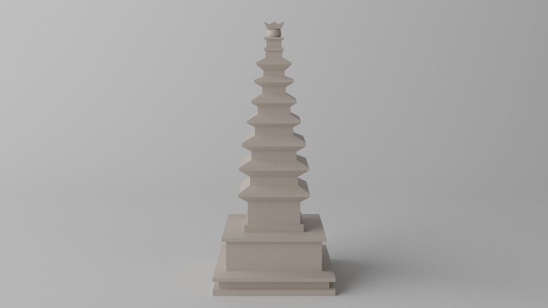 Seven-story Stone Pagoda Chungju Korea 3D Model - TurboSquid 1894078