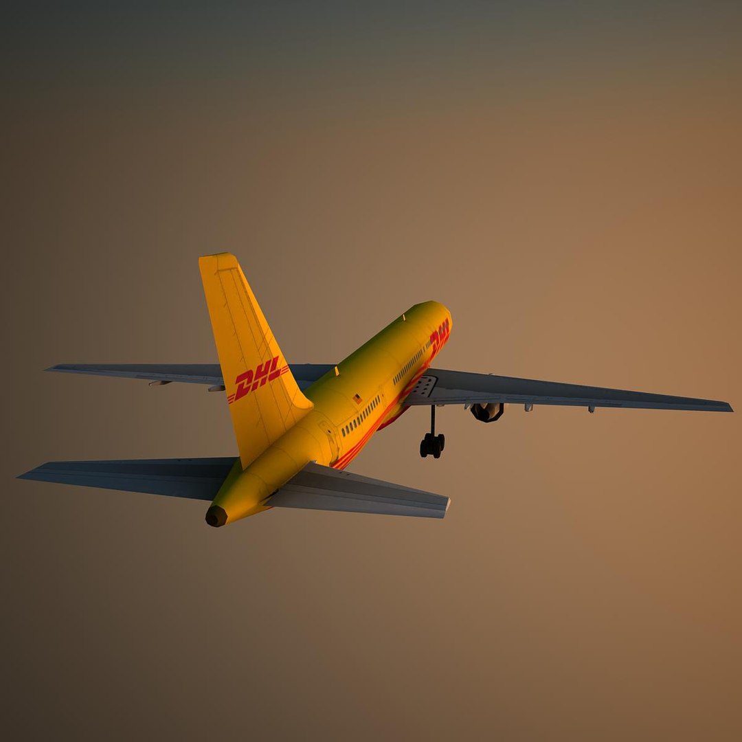 3d Model Boeing 757-200 Dhl