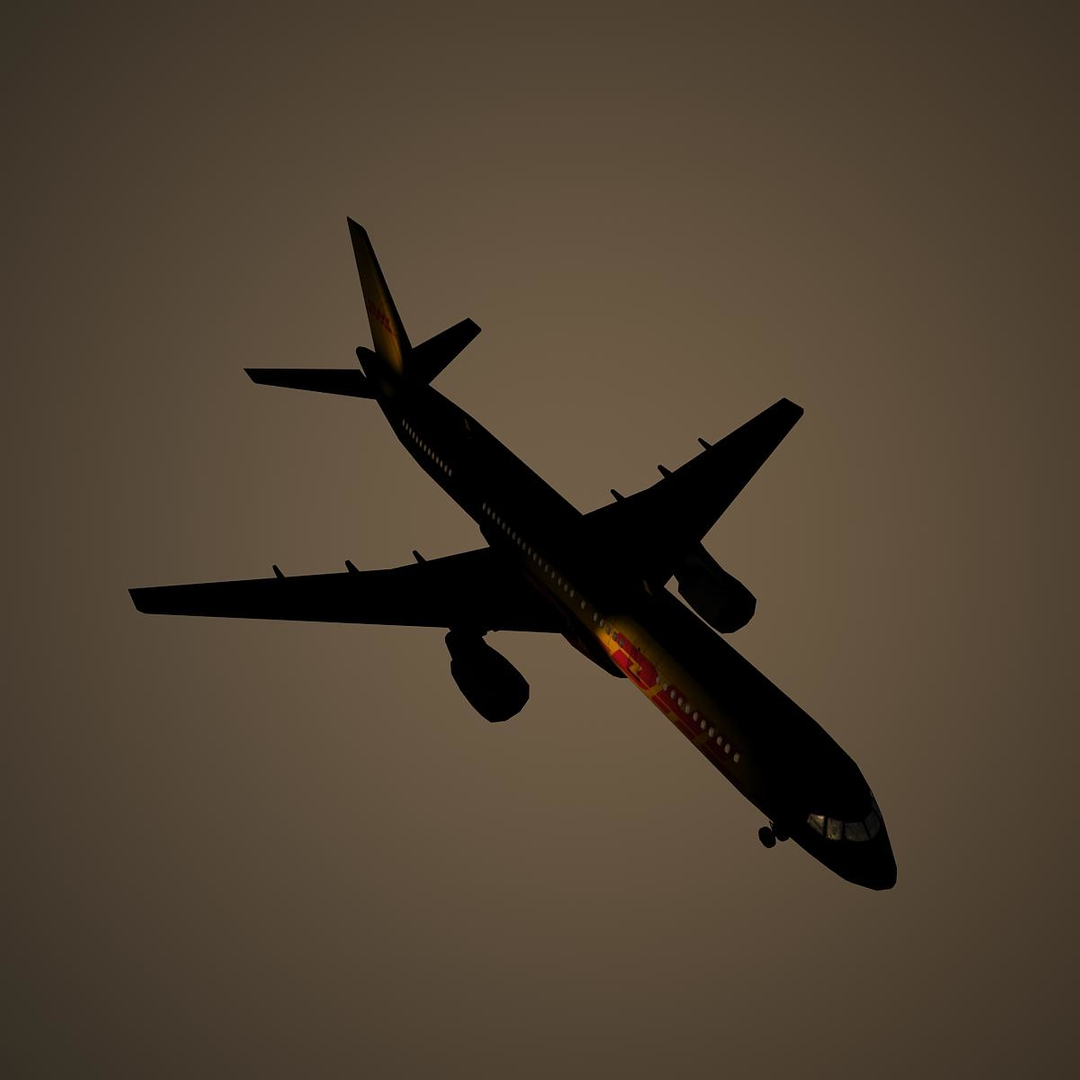 3d Model Boeing 757-200 Dhl