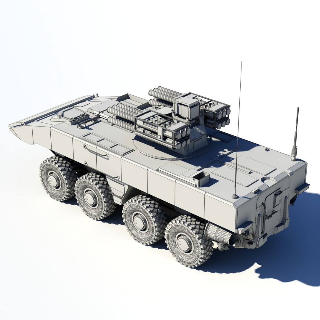 3D Combat Vehicle Boomerang Model - TurboSquid 1284428