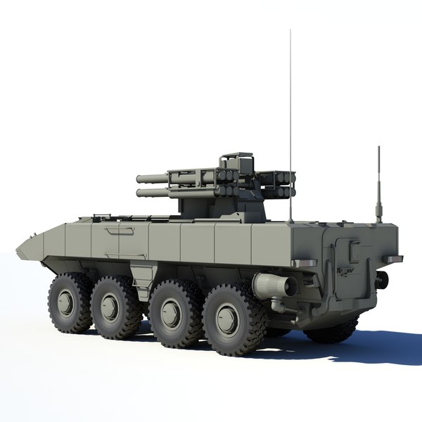 3D combat vehicle boomerang model - TurboSquid 1284428