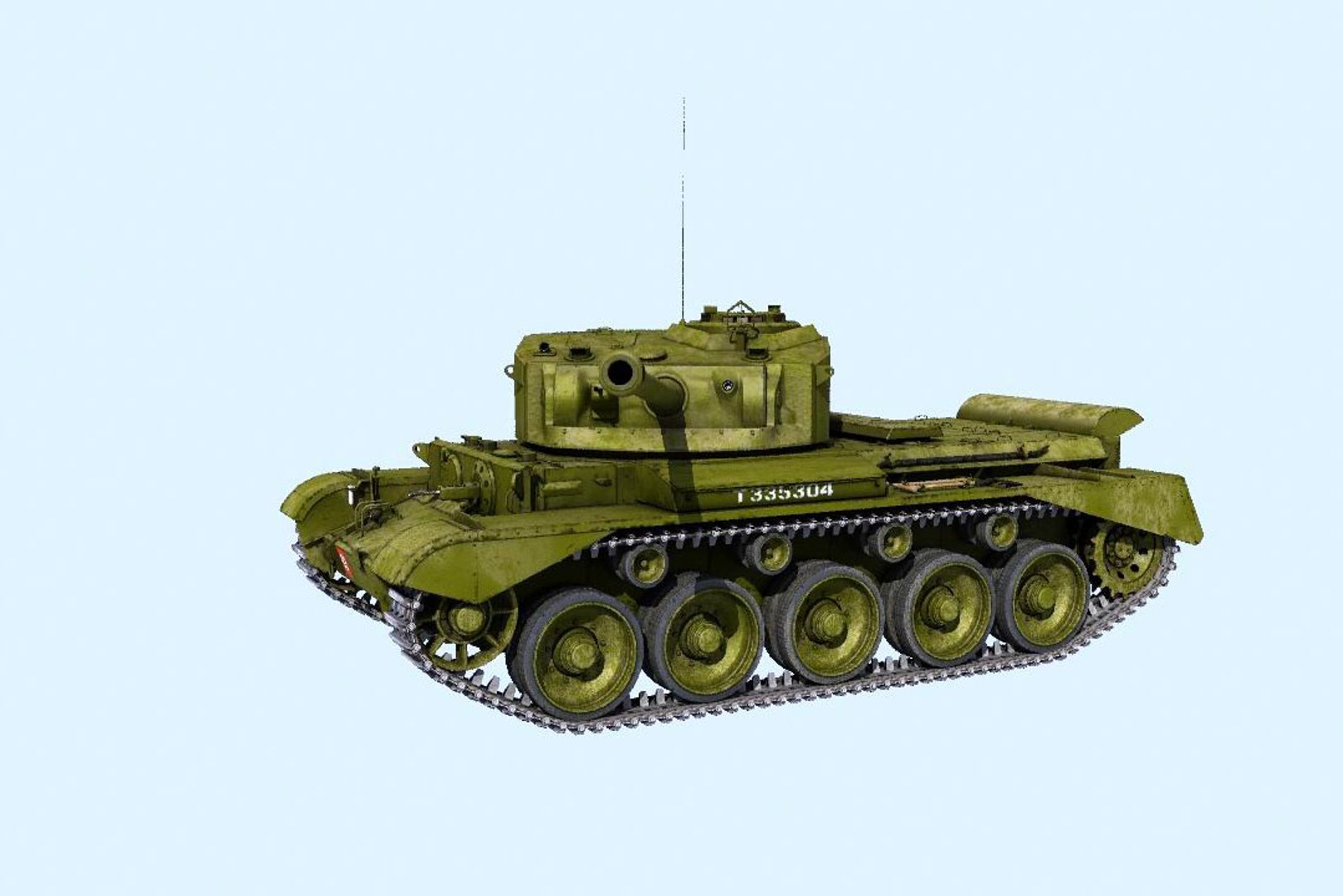 british comet tank 3d model